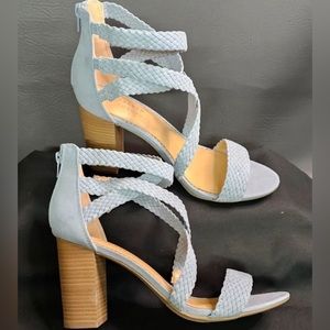 LC Lauren Conrad | Shoes | Lc Lauren Conrad Baby Blue Criss Cross ...
